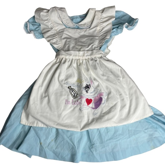 Disney | Dresses | Vintage Disney Two Piece Alice In Wonderland 6x ...
